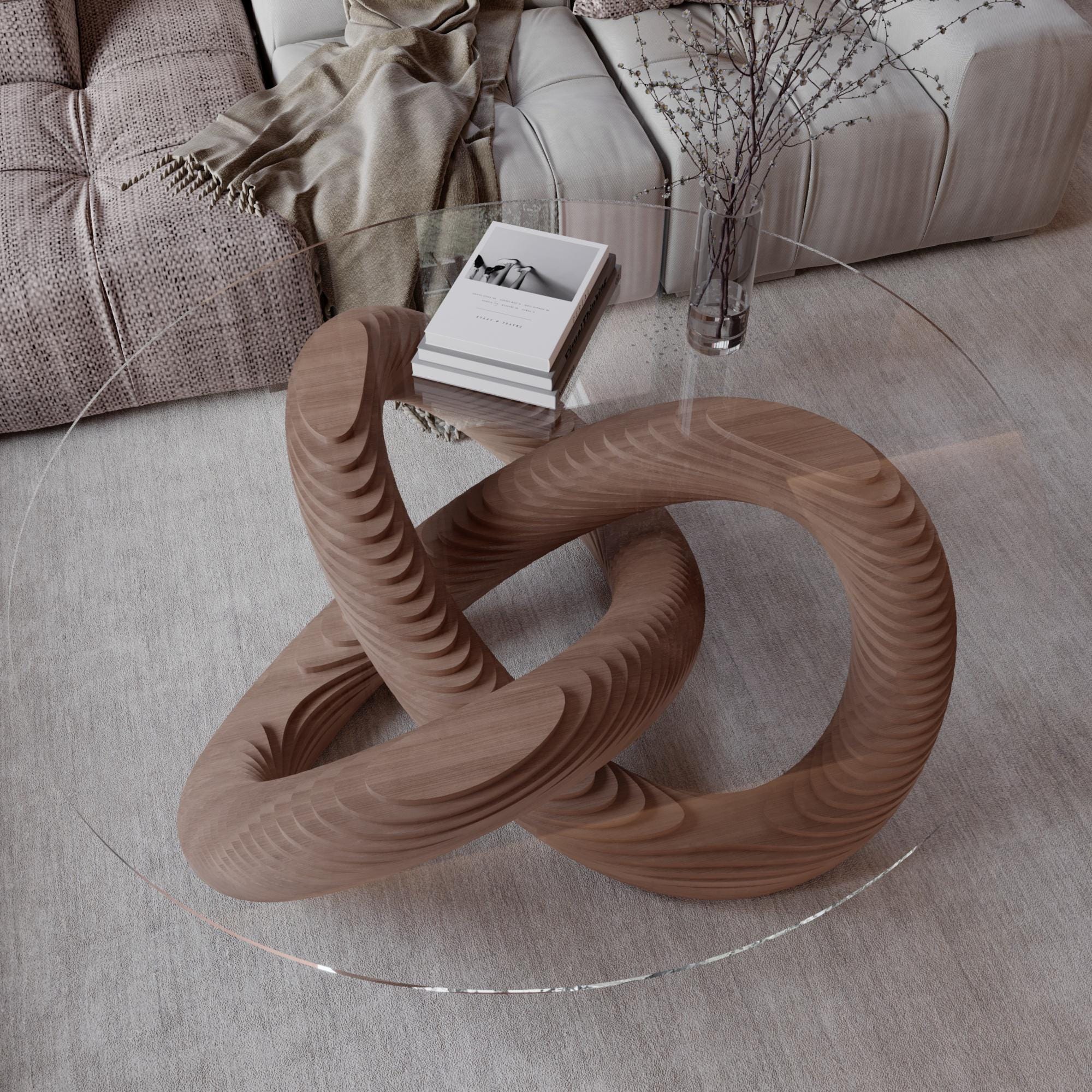 Parametric Coffee Table File: Modern Wood Furniture Design (digital ...