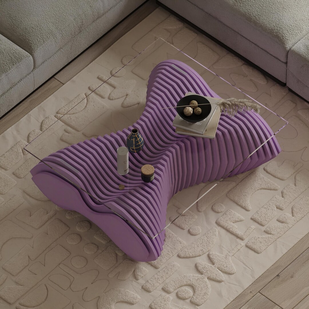 Parametric Glass Coffee Table | Unique Parametric Design & Modern ...