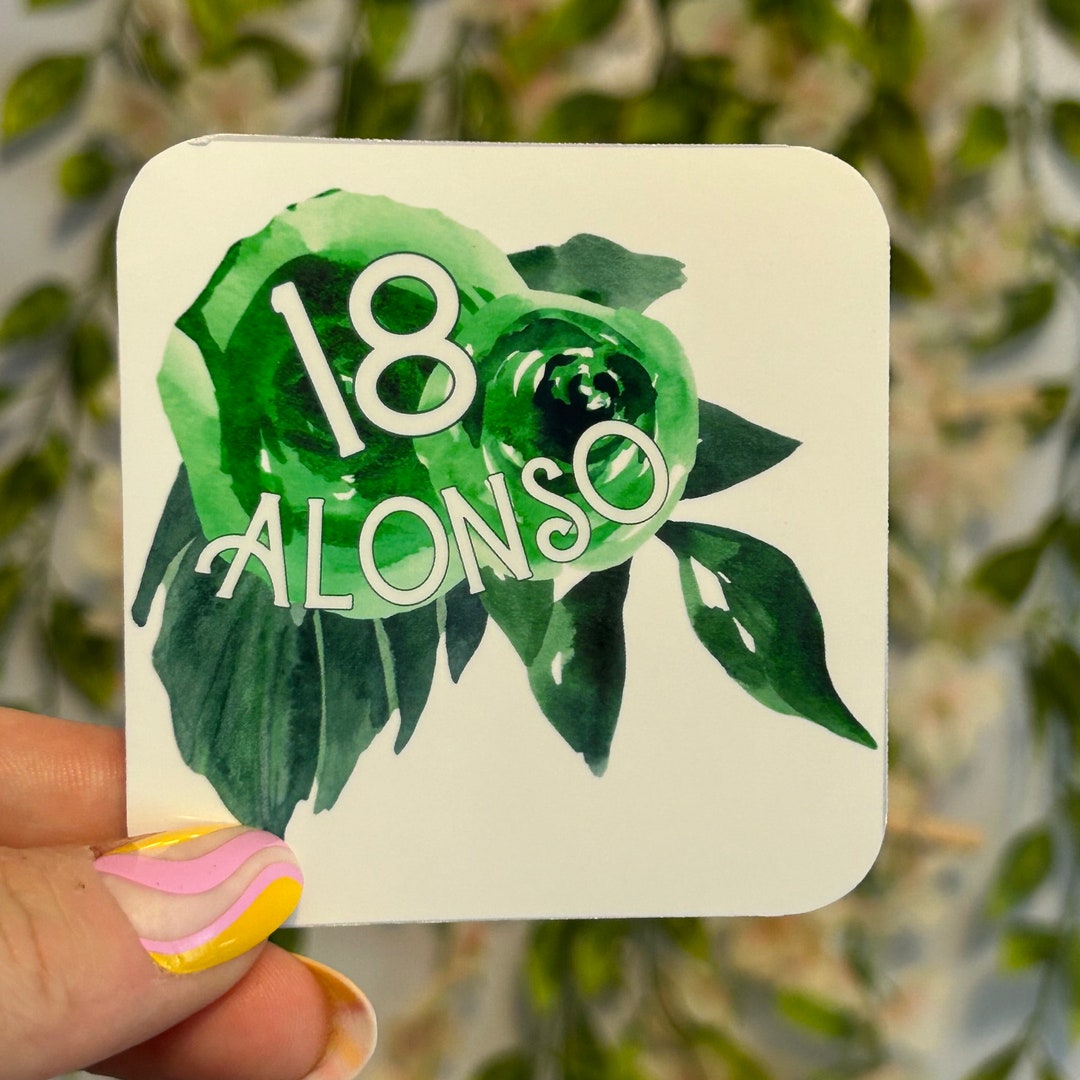 Formula 1 Aston Martin Lance Stroll Fernando Alonso Floral F1 Formula 1 ...