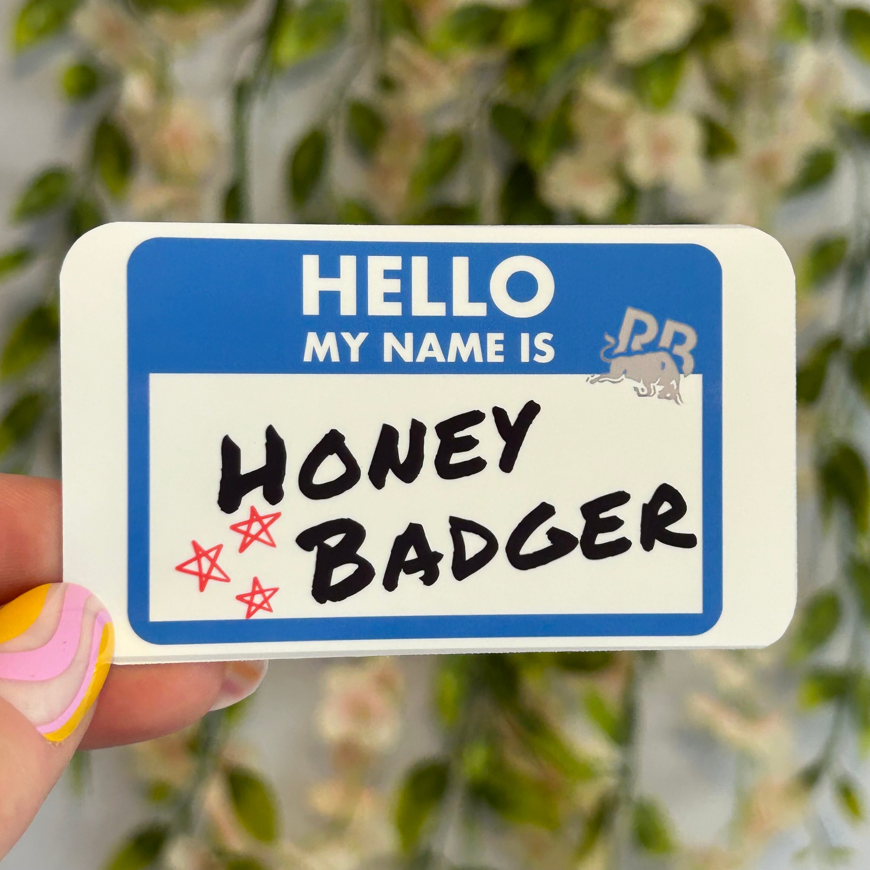 Honey Badger Name Tag Daniel Ricciardo VCARB F1 Formula 1 Sticker ...