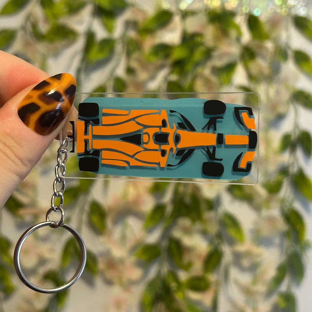 Formula 1 F1 Car Indycar Acrylic Keychain - Etsy