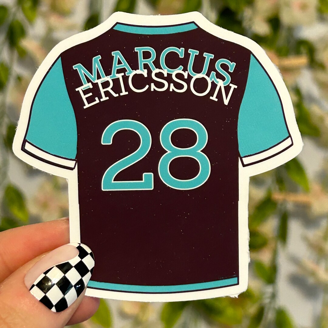 Marcus Ericsson Andretti Indycar Jersey Tshirt Sticker Waterbottle ...
