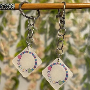 Smooth Operator Name Tag Carlos Sainz Ferrari Plastic Keychain Charm F1 ...