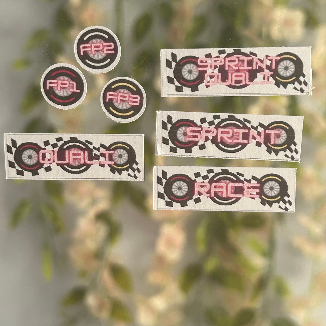 Formula 1 Race Pirelli Tires Planner Calendar Stickers - Etsy