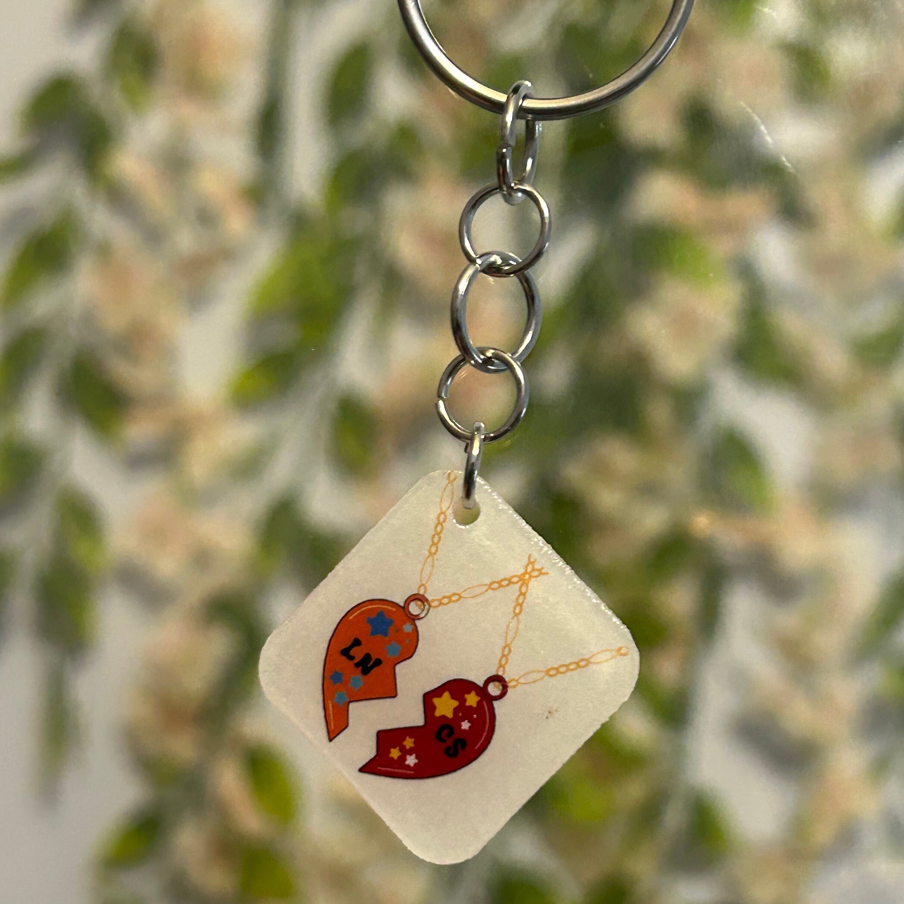 Lando Norris and Carlos Sainz Friendship Necklace Plastic Keychain ...
