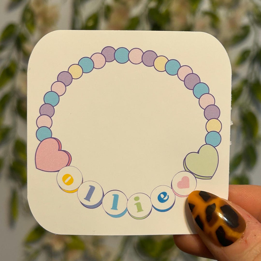 Ollie Bearman Haas Formula 1 Pastel Friendship Bracelet F1 Formula 1 ...