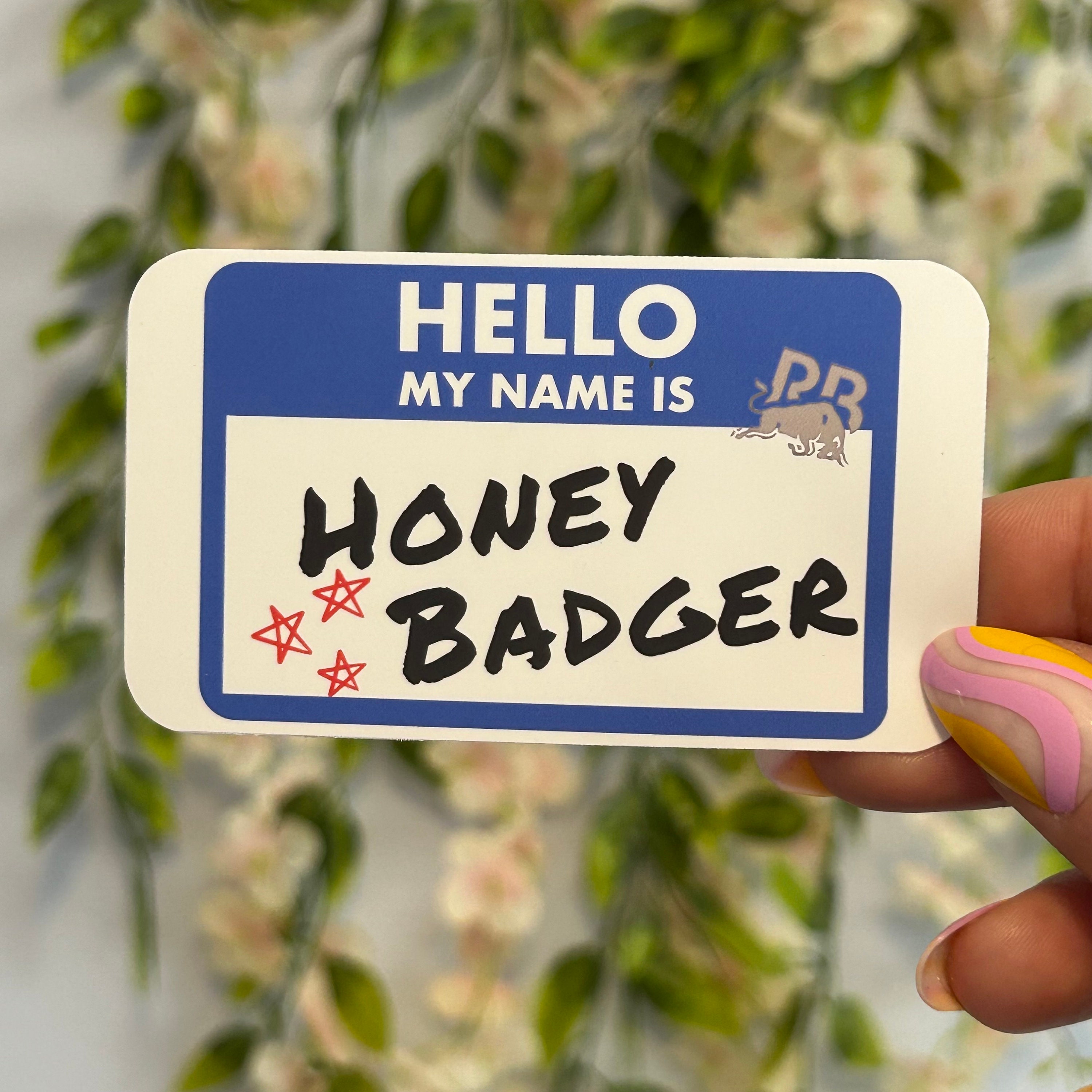 Honey Badger Name Tag Daniel Ricciardo VCARB F1 Formula 1 Sticker ...