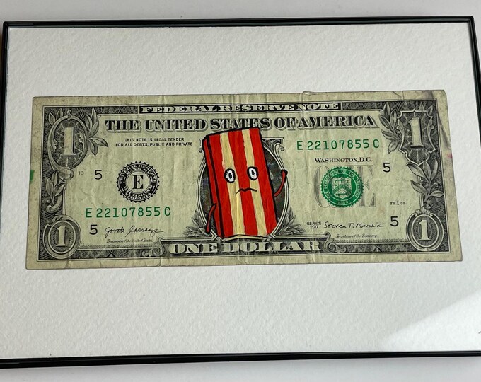 SHAKY BACON Buck dessin original encadré - Etsy France