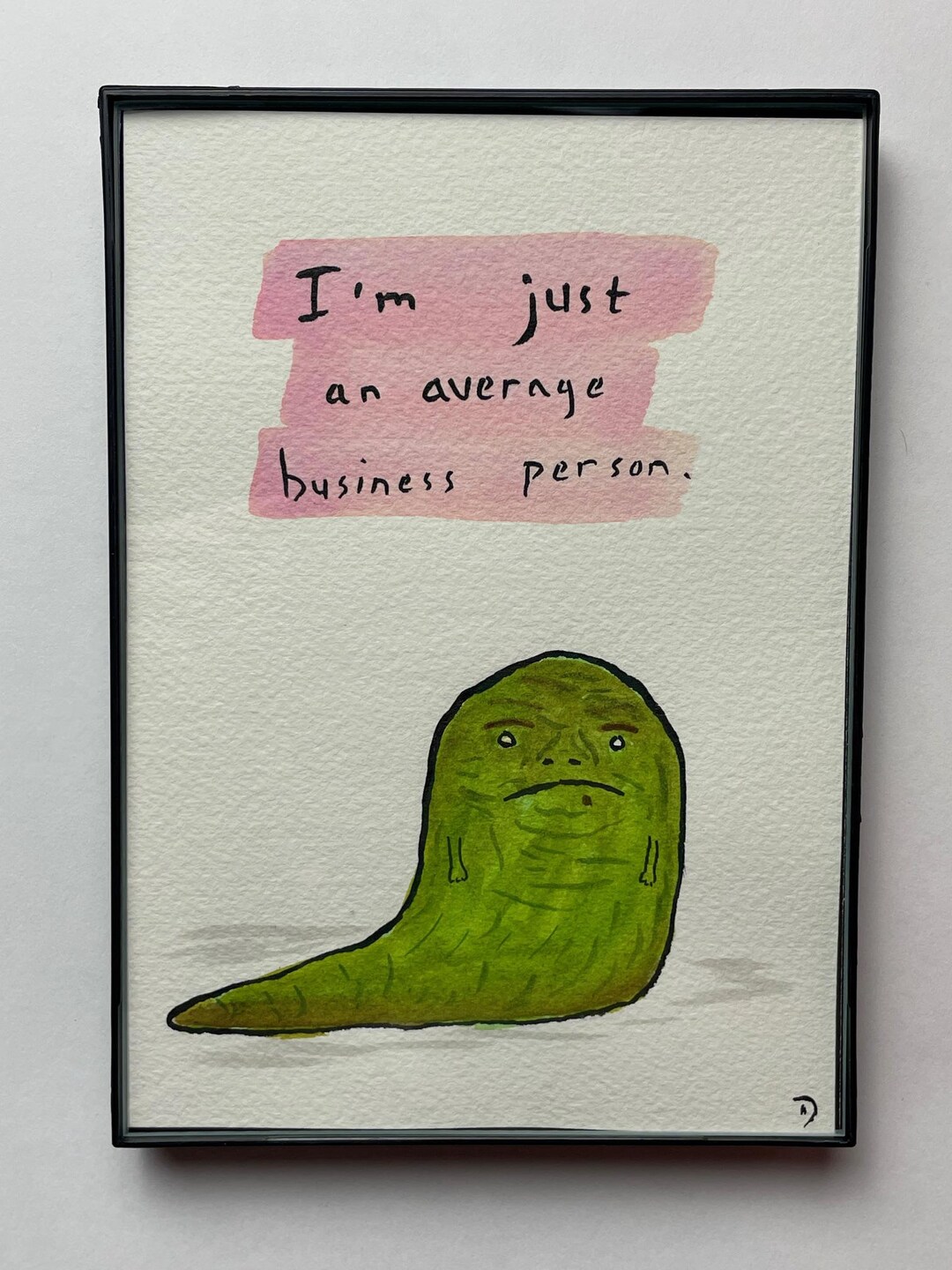 JABBA THE HUTT Framed Original Drawing - Etsy