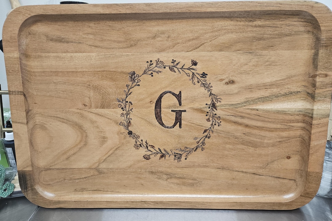 Personalized Wooden Serving Tray - Etsy