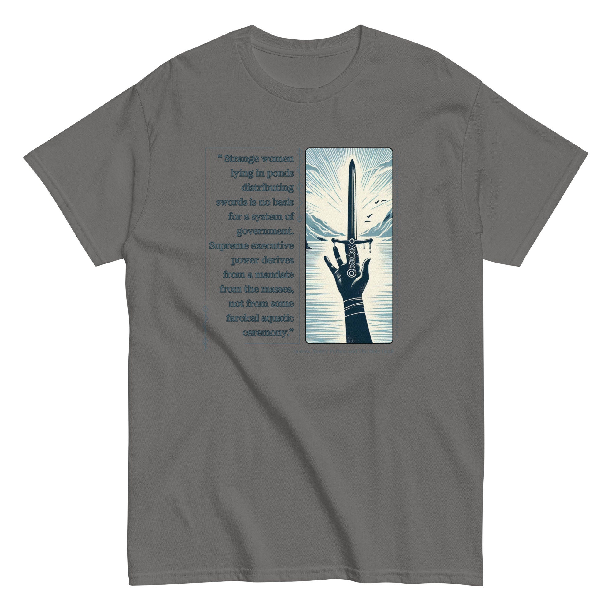 Strange Women Lying in Ponds... Monty Python and the Holy Grail Quote T ...