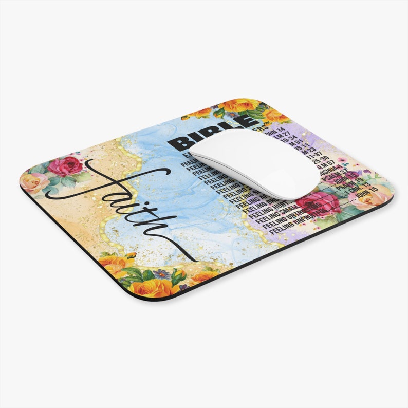 Bible Emergency Numbers Mouse Pad, Bible Verses Mouse Pad, Christian ...