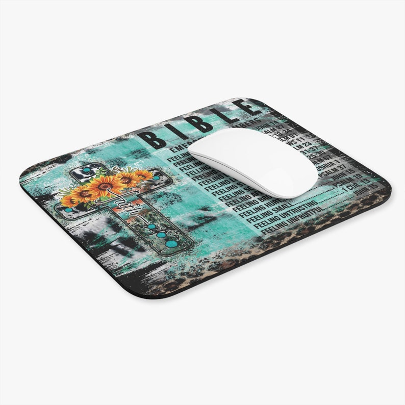 Bible Emergency Numbers Mouse Pad, Bible Verses Mouse Pad, Christian ...
