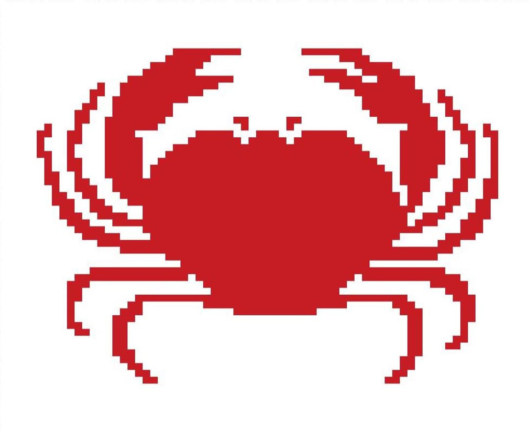 Crab Knitting Pattern: Intarsia Excel Template (digital Download) - Etsy