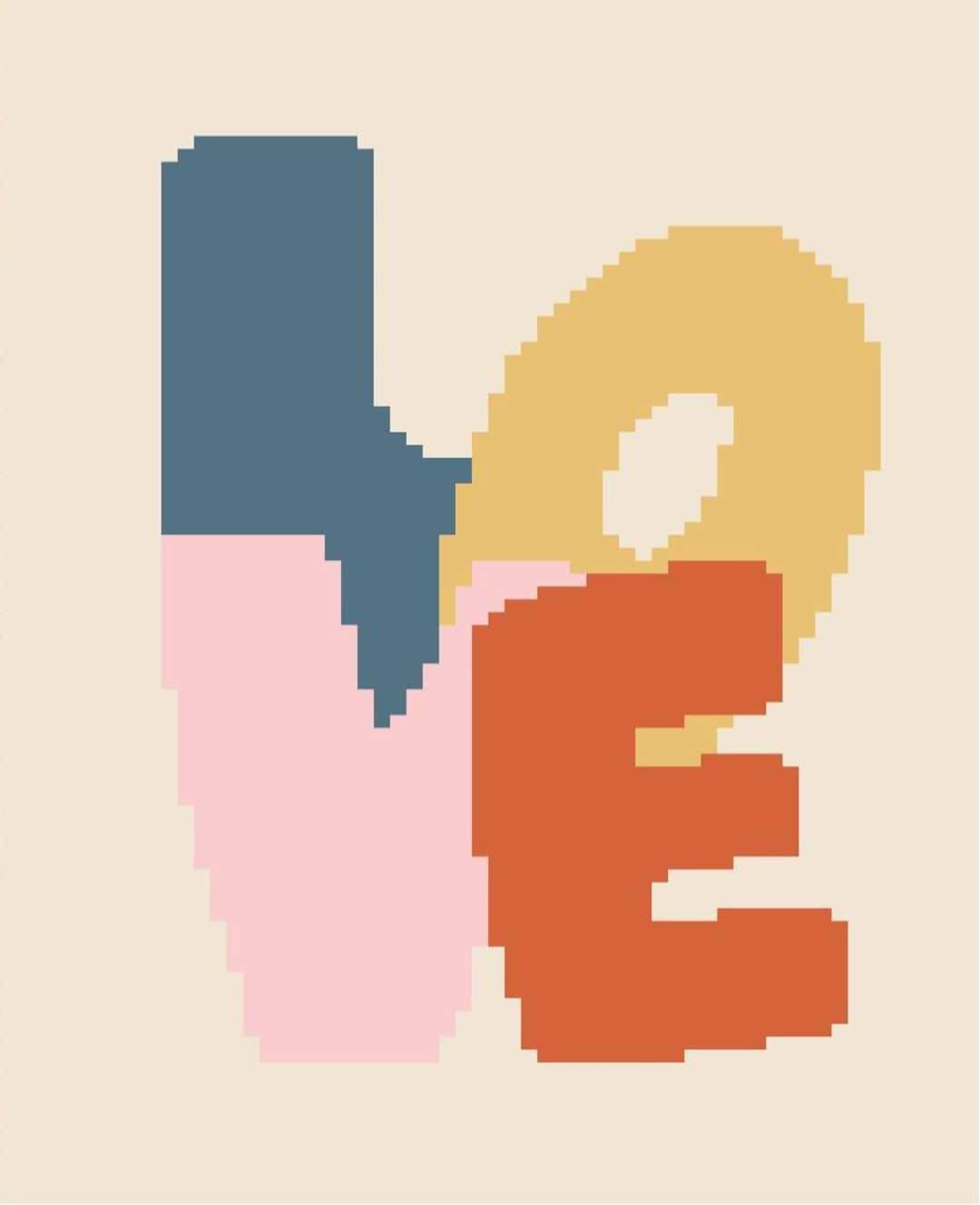 Love Letters Knitting Pattern: Intarsia Excel Template (digital ...
