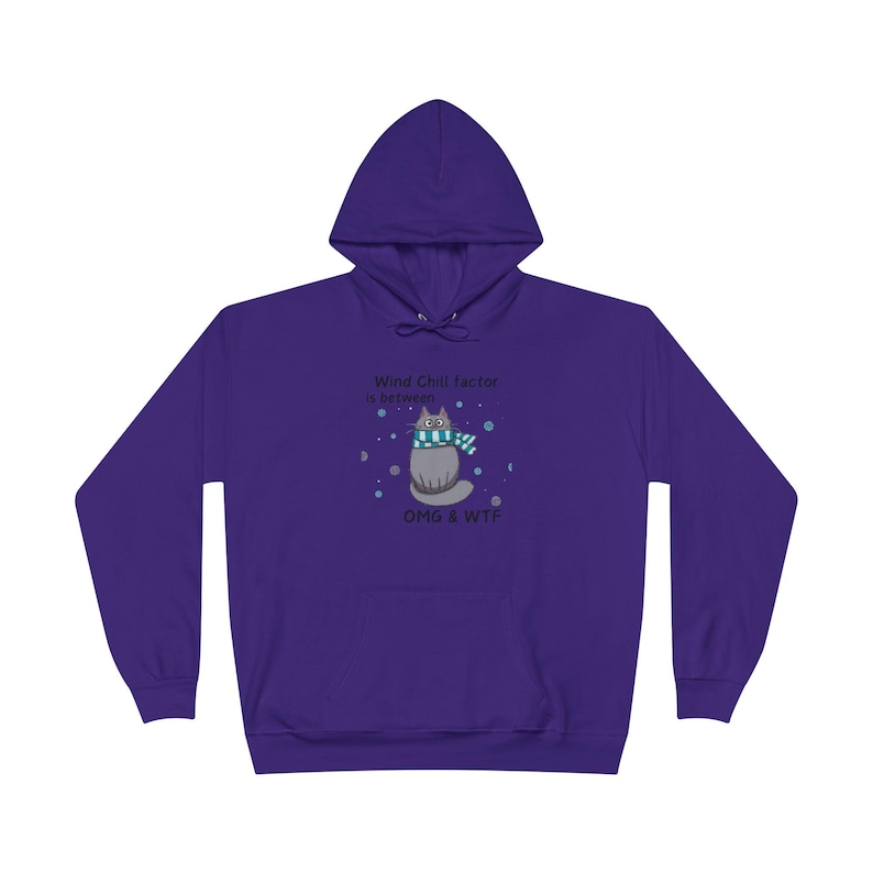 Funny Cat Wind Chill Factor Humor T-shirt | Windy Weather Cat ...
