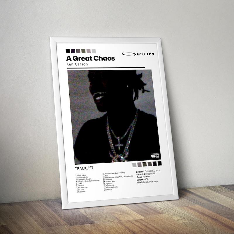 Ken Carson a Great Chaos Poster - Etsy