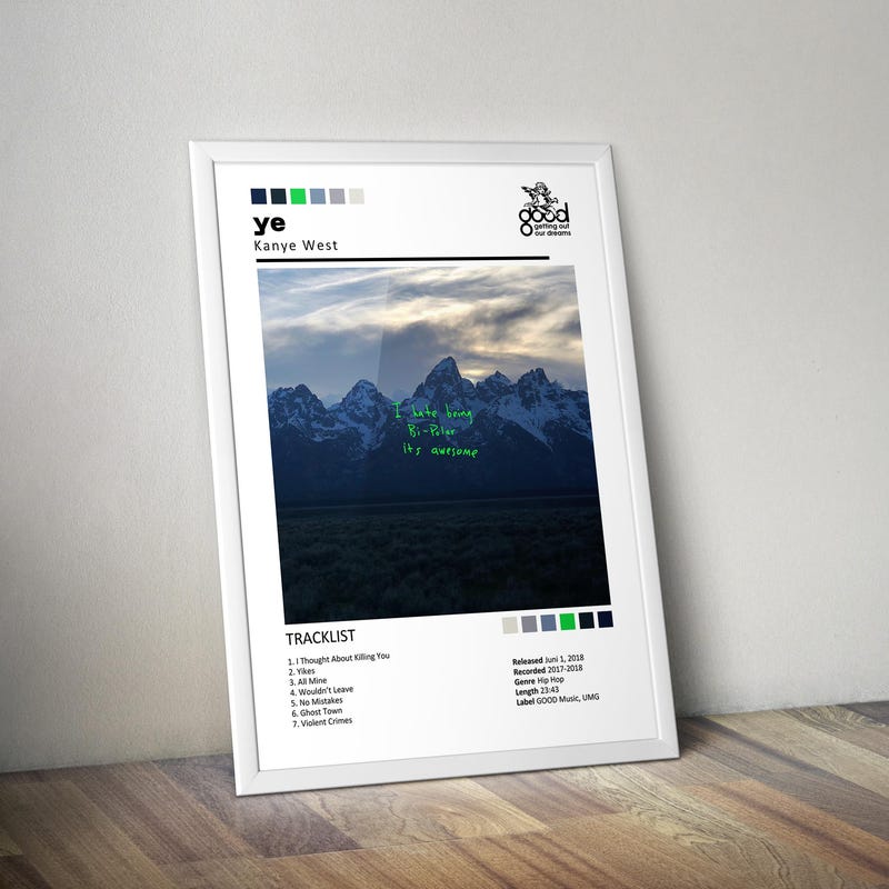 Yeezy Poster - Etsy