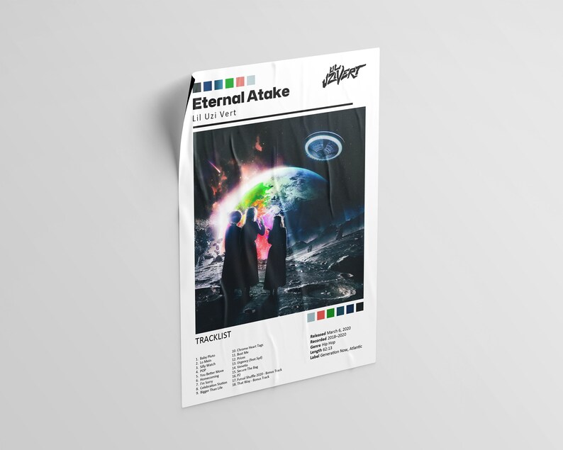 Lil Uzi Vert, Eternal Atake Poster, Vintage Poster - Etsy
