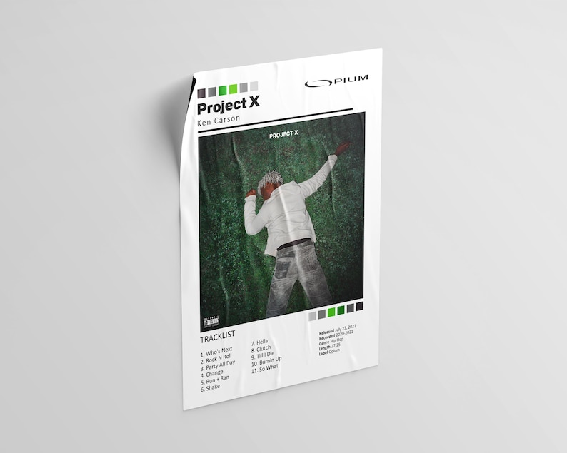 Ken Carson, Project X Poster, Vintage Poster - Etsy