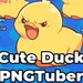 PNGTUBER Cute Duck With 4 Expressions. Vtuber Assets, Veadotube Model ...
