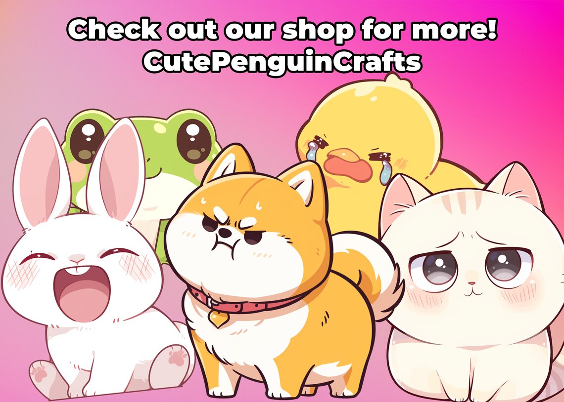 PNGTUBER Cute Duck With 4 Expressions. Vtuber Assets, Veadotube Model ...