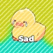 PNGTUBER Cute Duck With 4 Expressions. Vtuber Assets, Veadotube Model ...