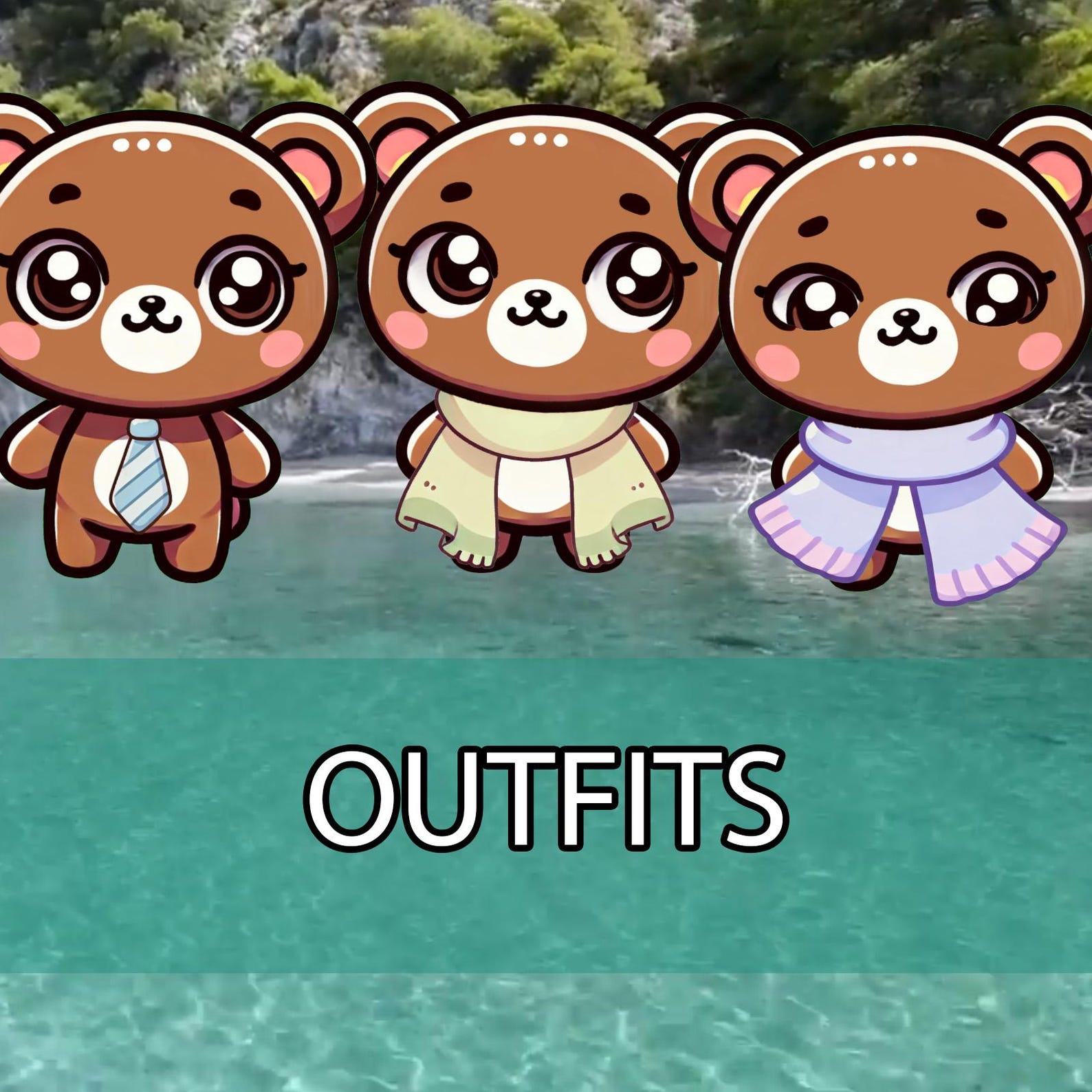 CUSTOMIZABLE VTUBER BEAR Ready to Use With Add-on Toggle-able Outfits ...