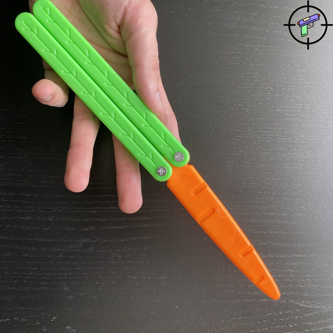 Carrot Butterfly Fidget Toy, Cosplay Prop,satisfying Birthday Gift for ...