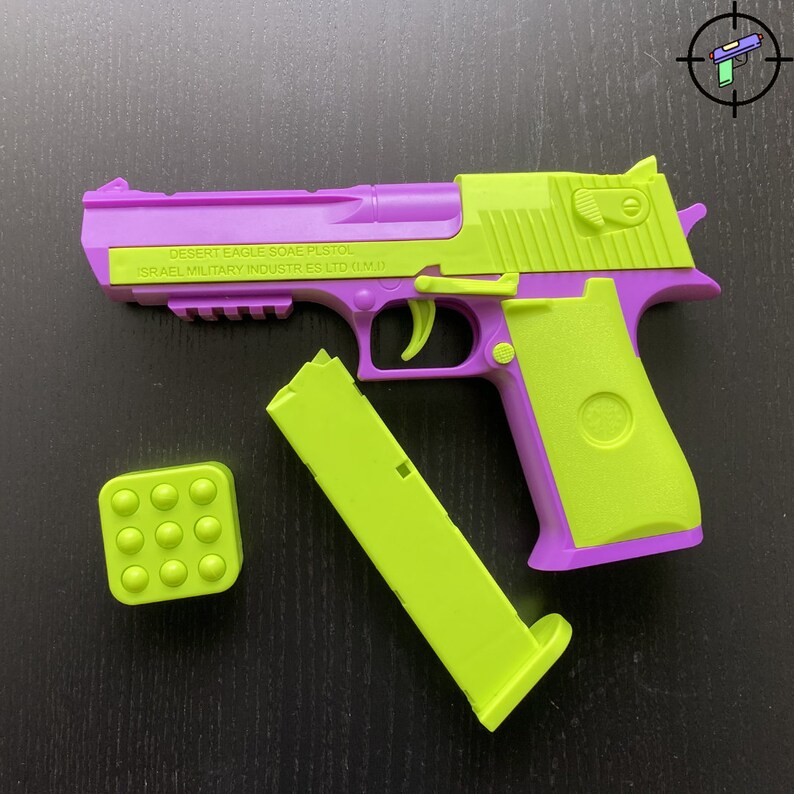 Deagle Semiauto Shell Ejecting Dart Blaster Blowback Fidget Toy ...