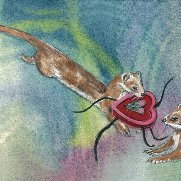 Ferret Birthday Card - Etsy