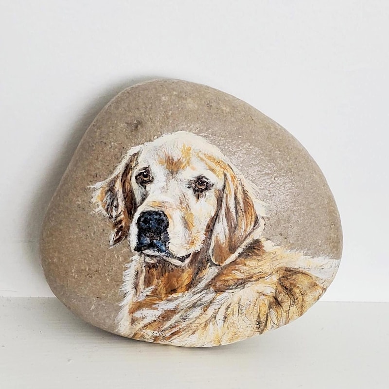 Dog Hand Painted Rocks - Etsy