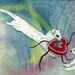 Weasel Art Watercolor Print Love Ferrets in Love Romantic Valentine ...