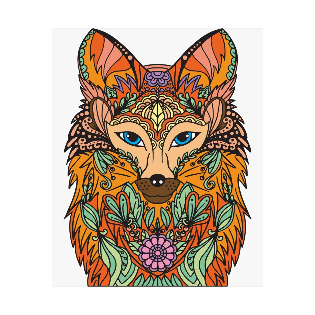 Motivational Fox Classroom Poster: Wildlife Art Print - Etsy