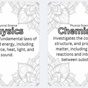 Science Fun | Branches of Science- 16 Coloring Pages for Kids ...
