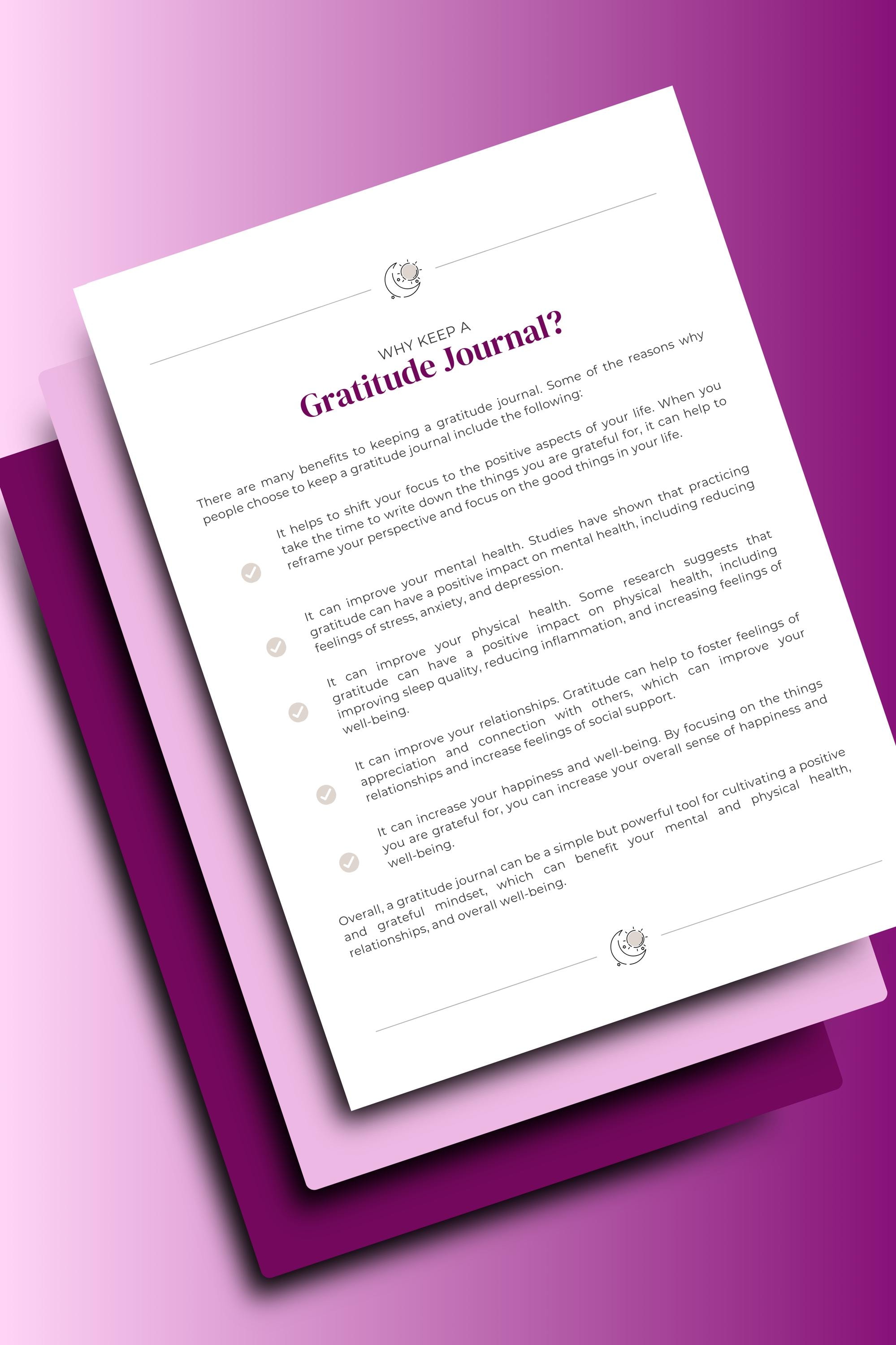 365 Days of Gratitude Self Care, Healing Journal, Gratitude Journal ...