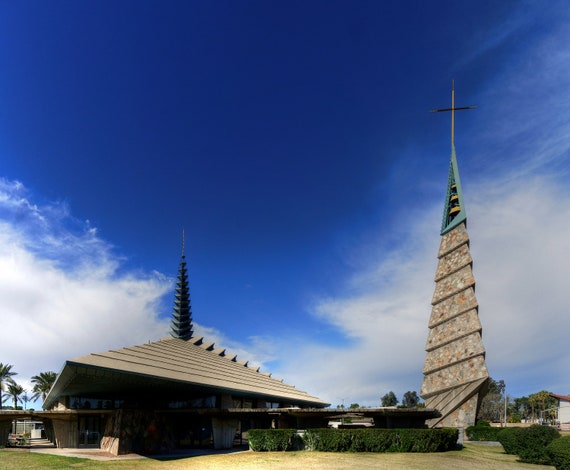 Frank Lloyd Wright Church Arizona First Christian Church In Phoenix By
