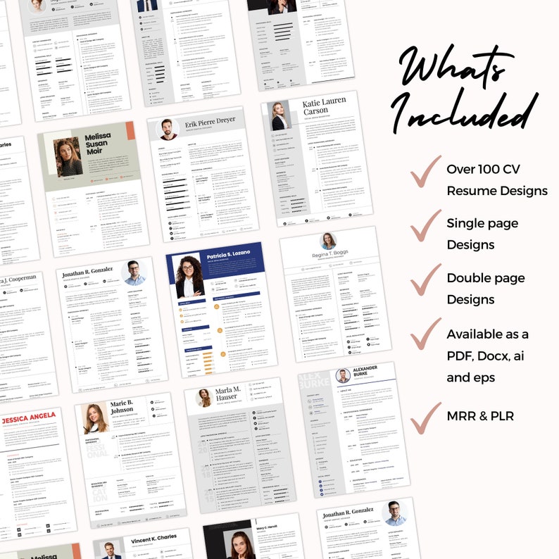 CV Resume Templates With Private Label Rights PLR and Master Resell ...