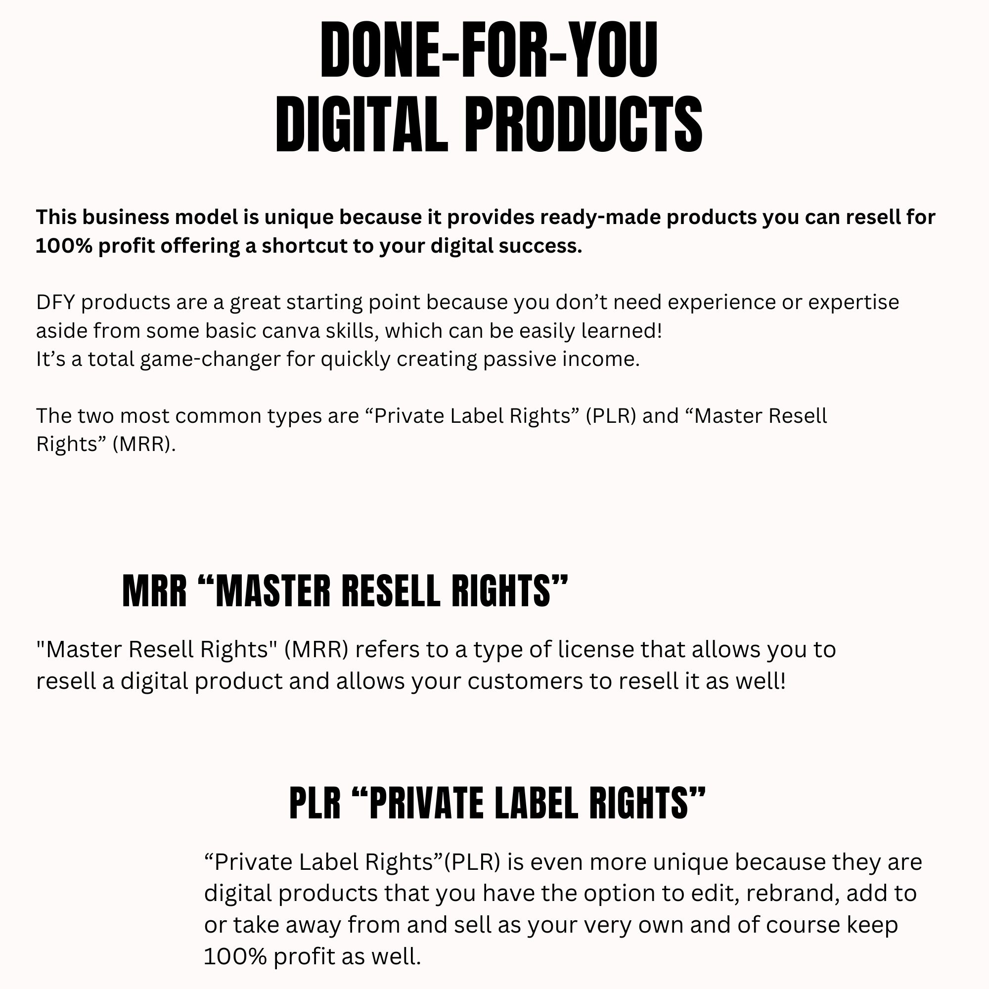 CV Resume Templates With Private Label Rights PLR and Master Resell ...