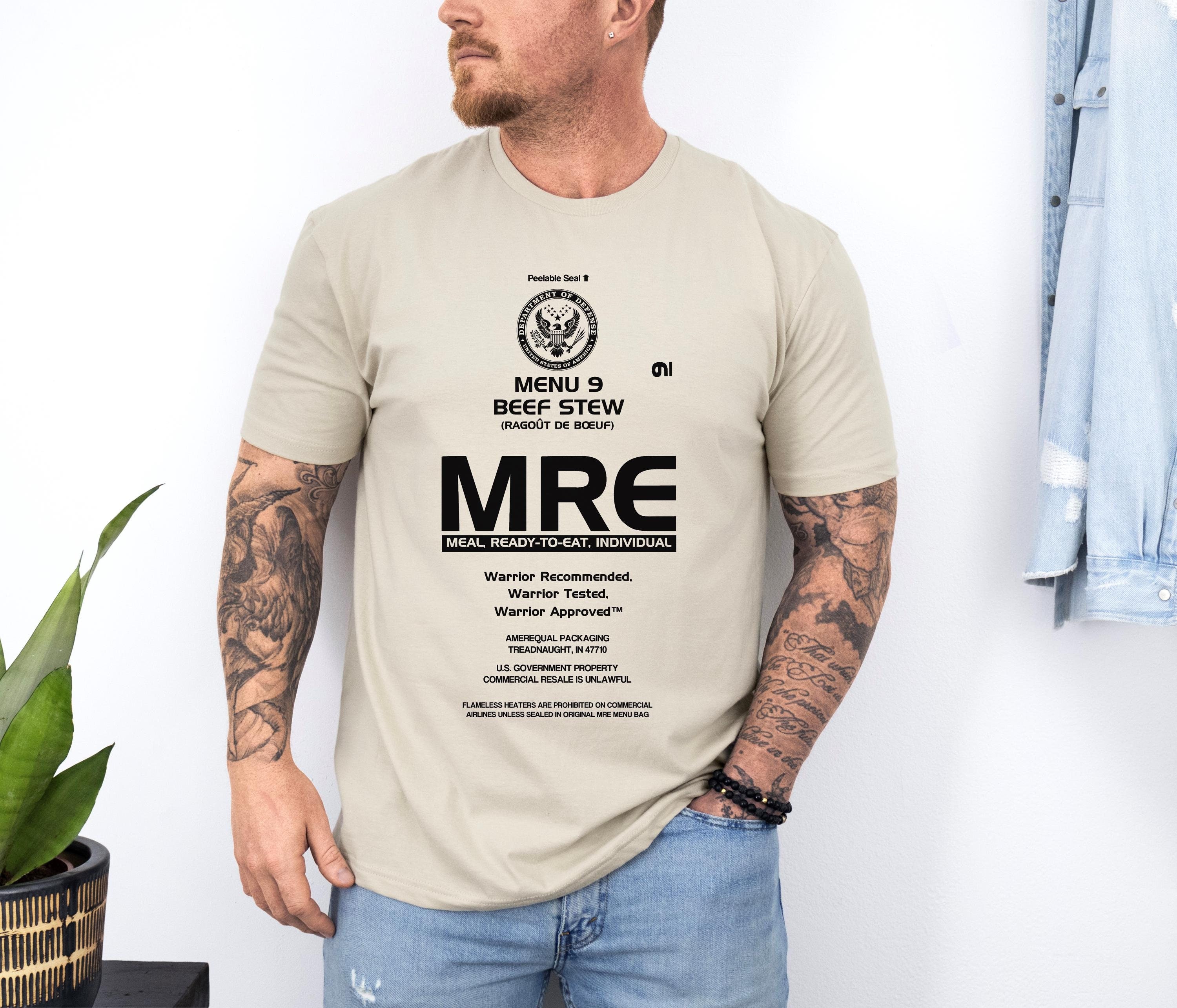 Military MRE Beef Stew T-shirt - Etsy