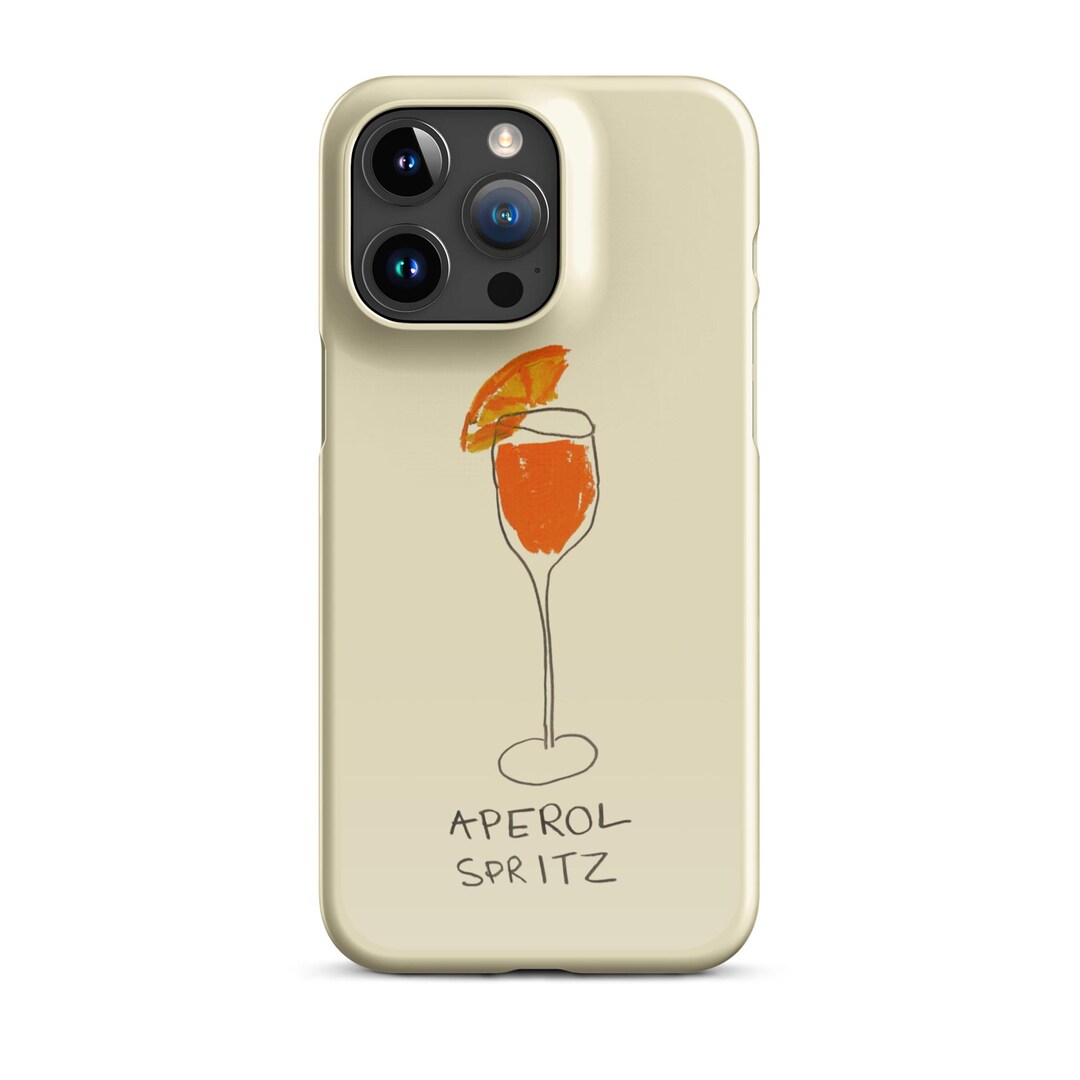 Aperol Spritz iPhone Case, Cocktails iPhone Case, Girly Coquette iPhone ...