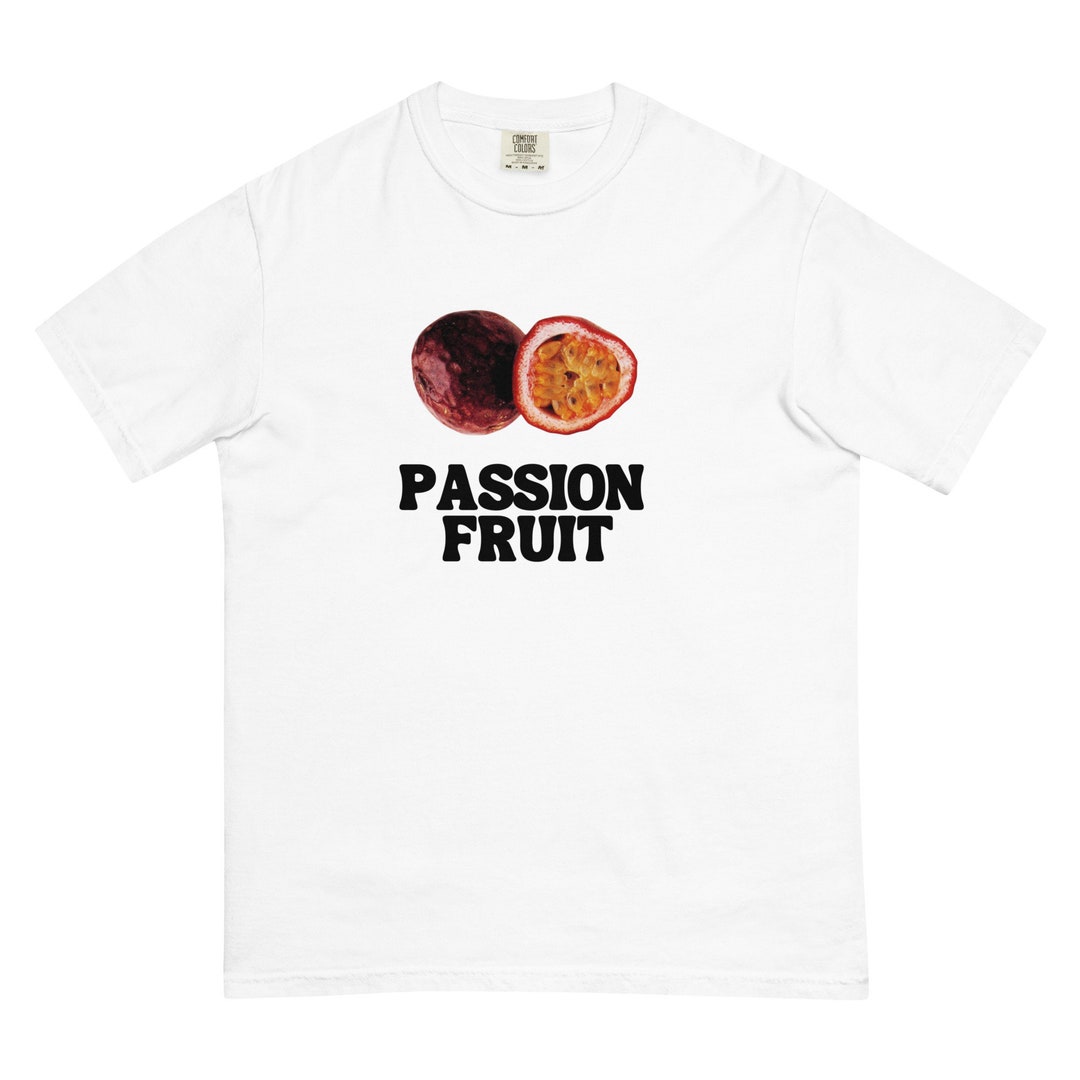 Passion Fruit Graphic Tee, Fruit Shirt, Fruit Shirt, Fruit Shirt, Gift ...