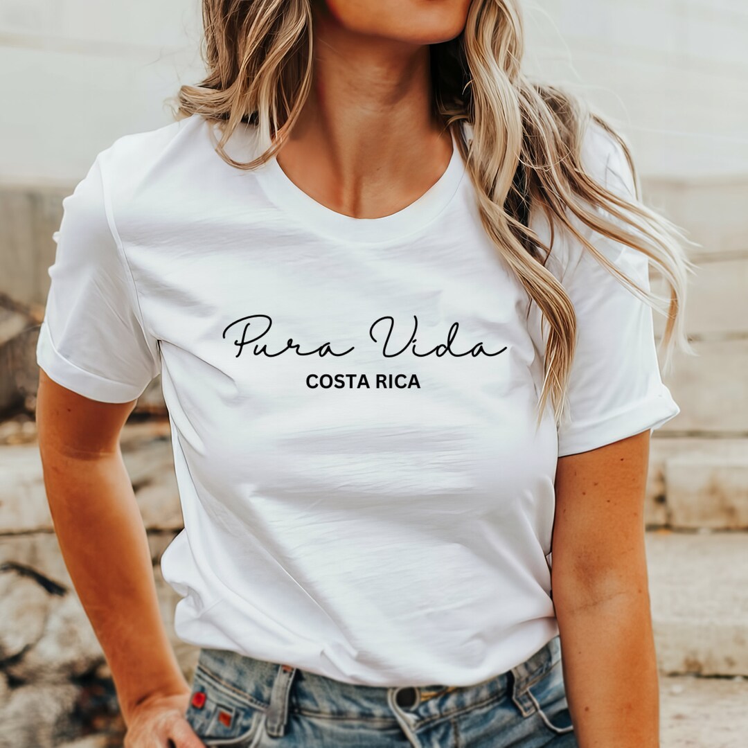 Pura Vida Costa Rica Shirt Costa Rica Vacation Gift Love Costa Rica ...