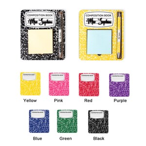 Personalized Sticky Note , Teacher Appreciation Back to School Gifts ...