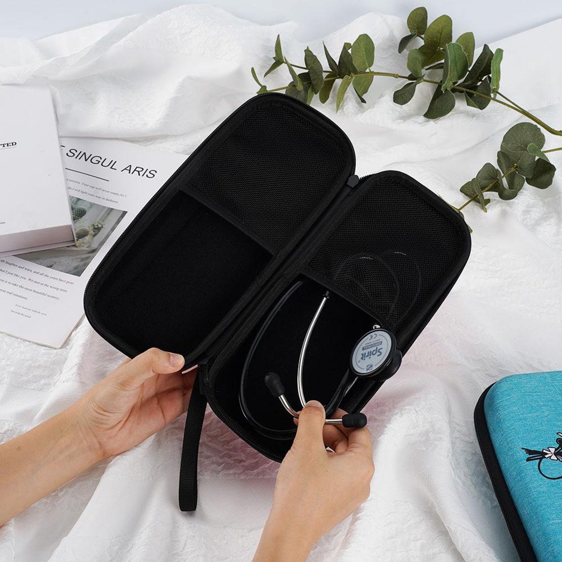 Stethoscope Case Personalized Birth Flower Custom Stethoscope Storage ...
