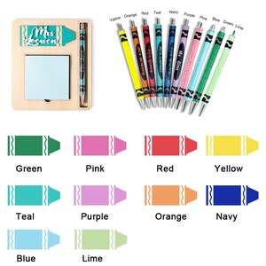 Personalized Sticky Note , Teacher Appreciation Back to School Gifts ...