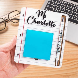 Personalized Sticky Note , Teacher Appreciation Back to School Gifts ...