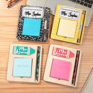 Personalized Sticky Note , Teacher Appreciation Back to School Gifts ...