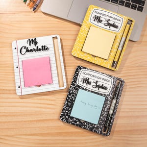 Personalized Sticky Note , Teacher Appreciation Back to School Gifts ...
