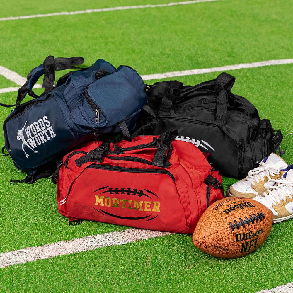 Custom Football Duffle Bag,personalized Sports Gym Equipment, Team ...